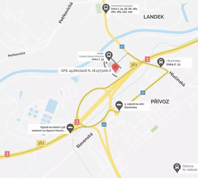 Outlet Arena Moravia - O centru